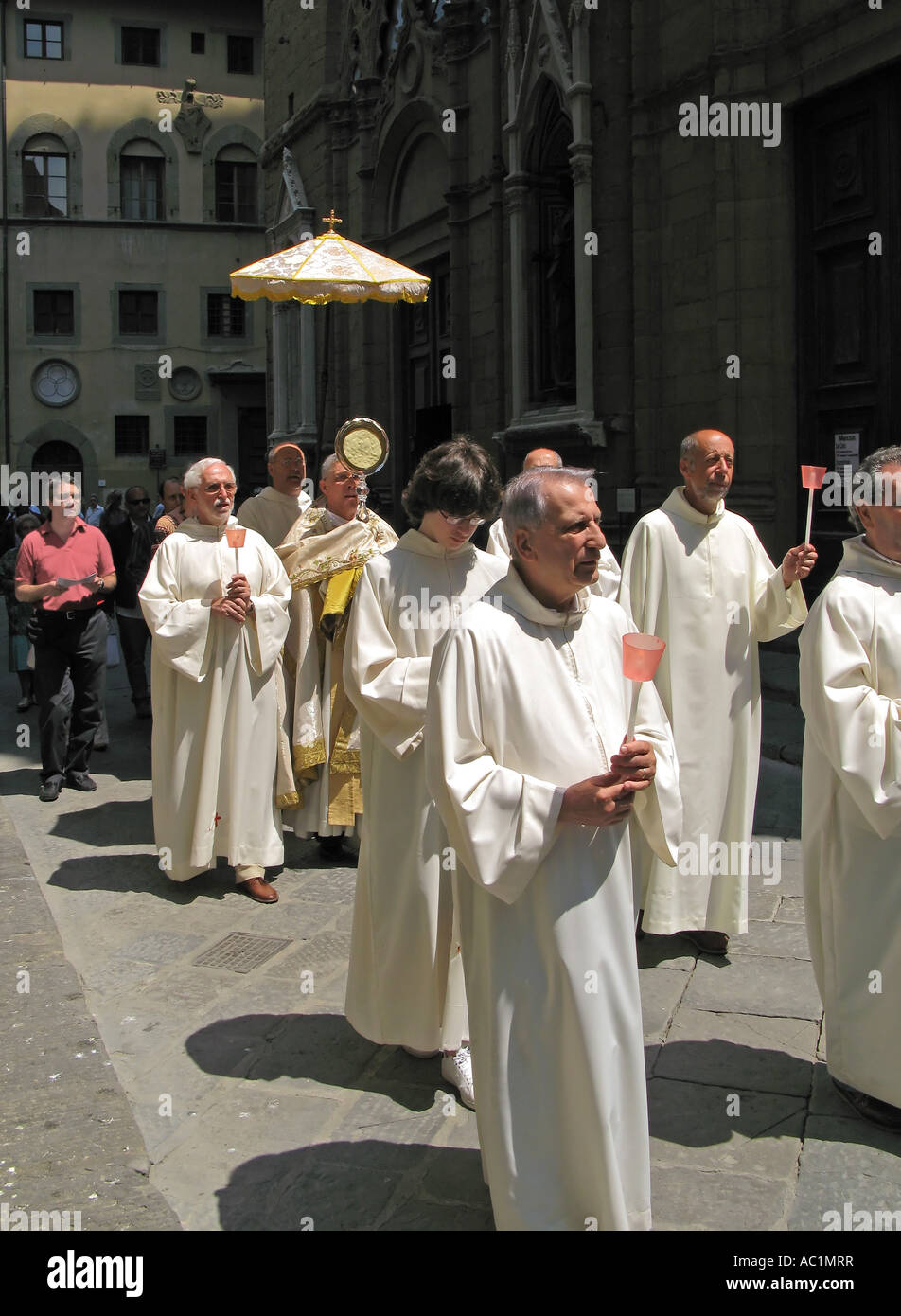 CORPUS CHRISTI RELIGIOUS PROCESSION FLORENCE ITALY Stock Photo - Alamy
