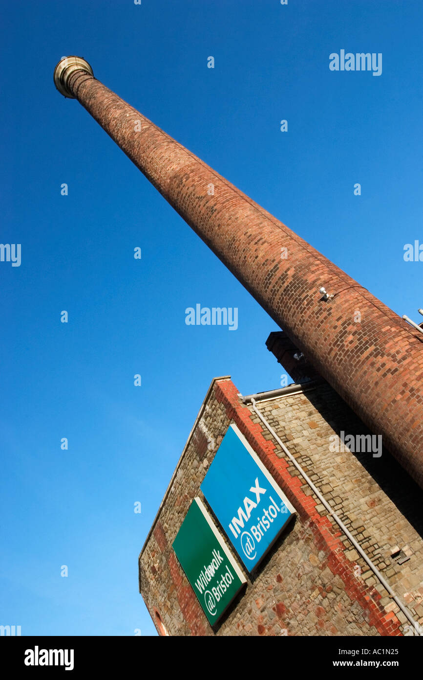 Old Leadworks Chimney by Wildwalk and IMAX At Bristol England Stock ...