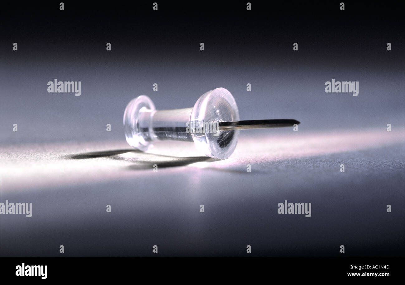 PUSH PIN Stock Photo - Alamy