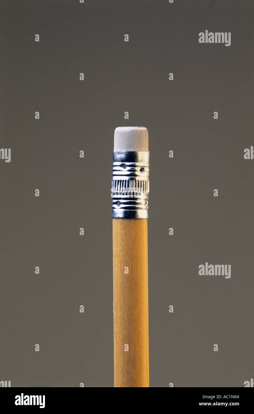 PENCIL WITH ERASER Stock Photo - Alamy