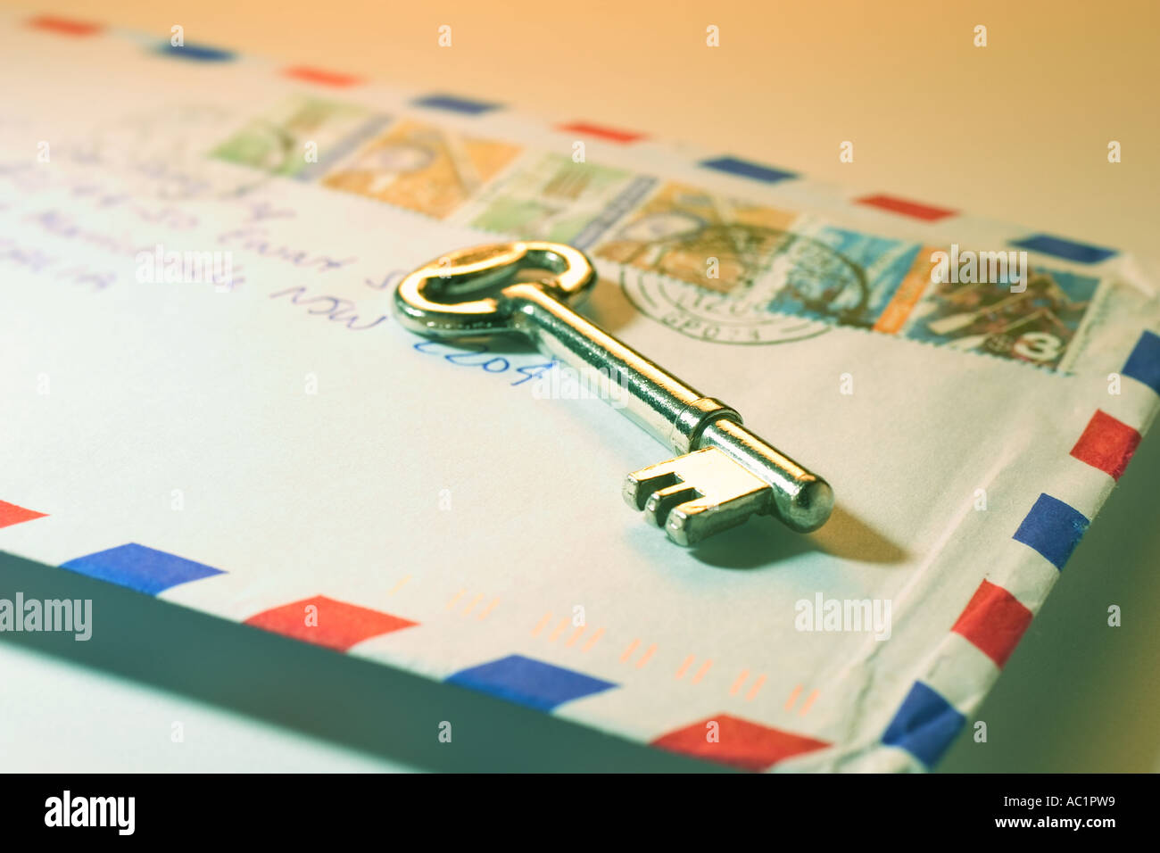 Airmail stamps hi-res stock photography and images - Alamy