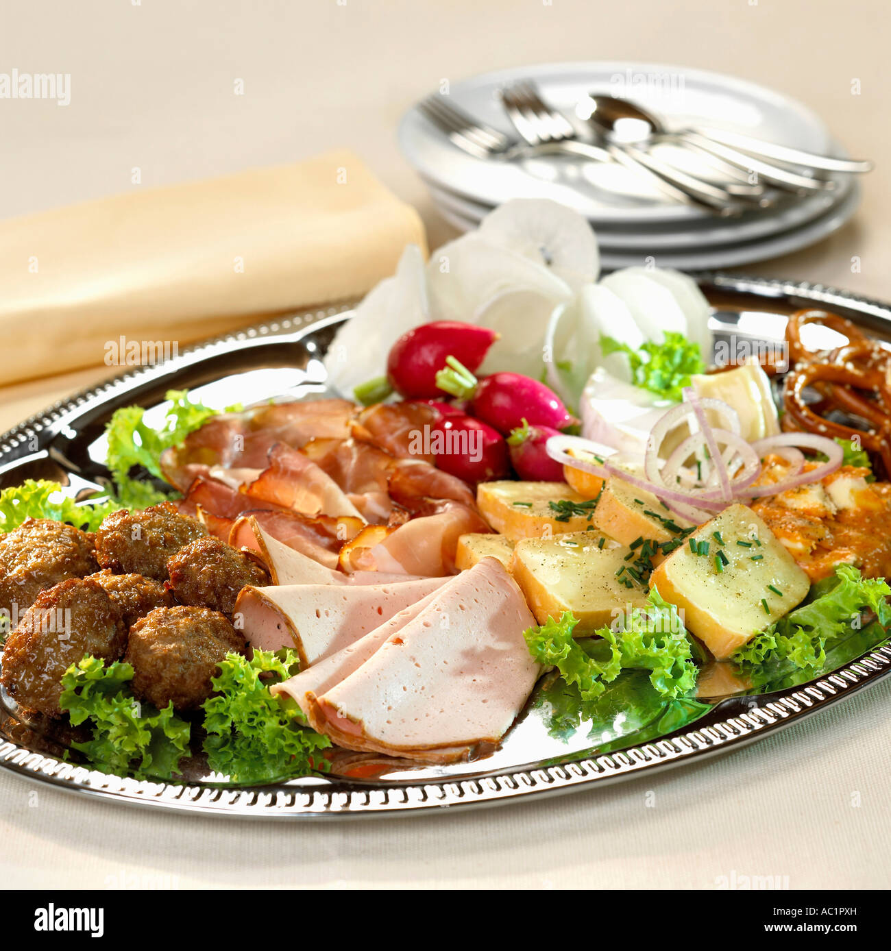 Bavarian cheese ham hi-res stock photography and images - Alamy