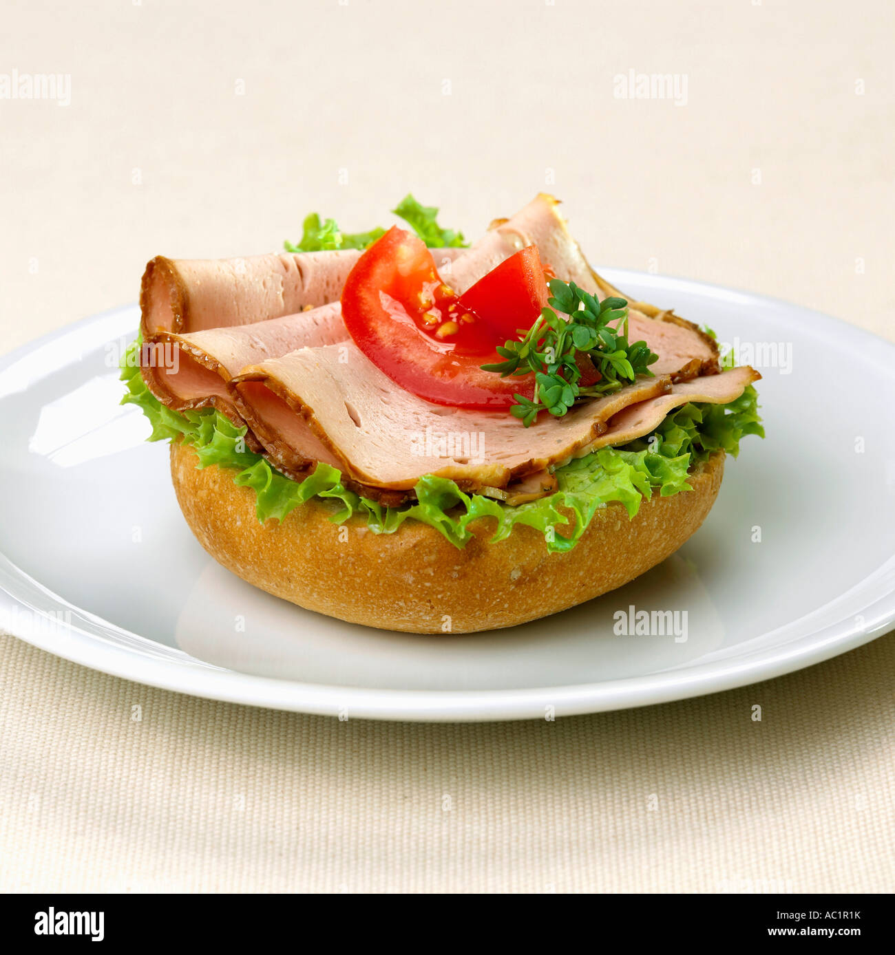 Halved bread roll hi-res stock photography and images - Alamy