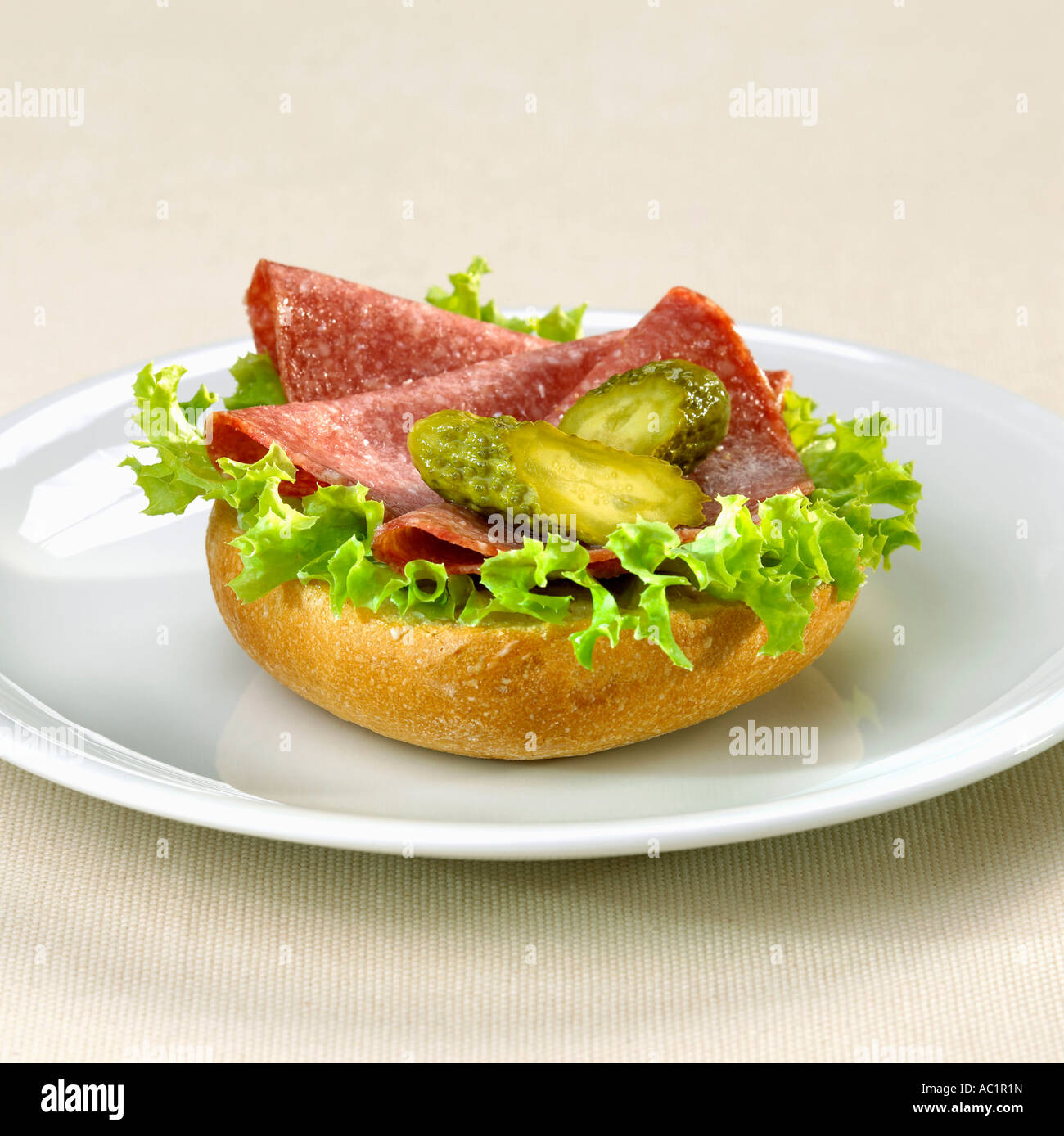 Salami roll ups hi-res stock photography and images - Alamy