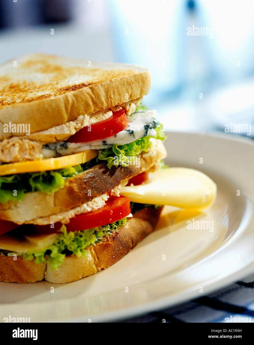 Cheese toast, close-up Stock Photo - Alamy