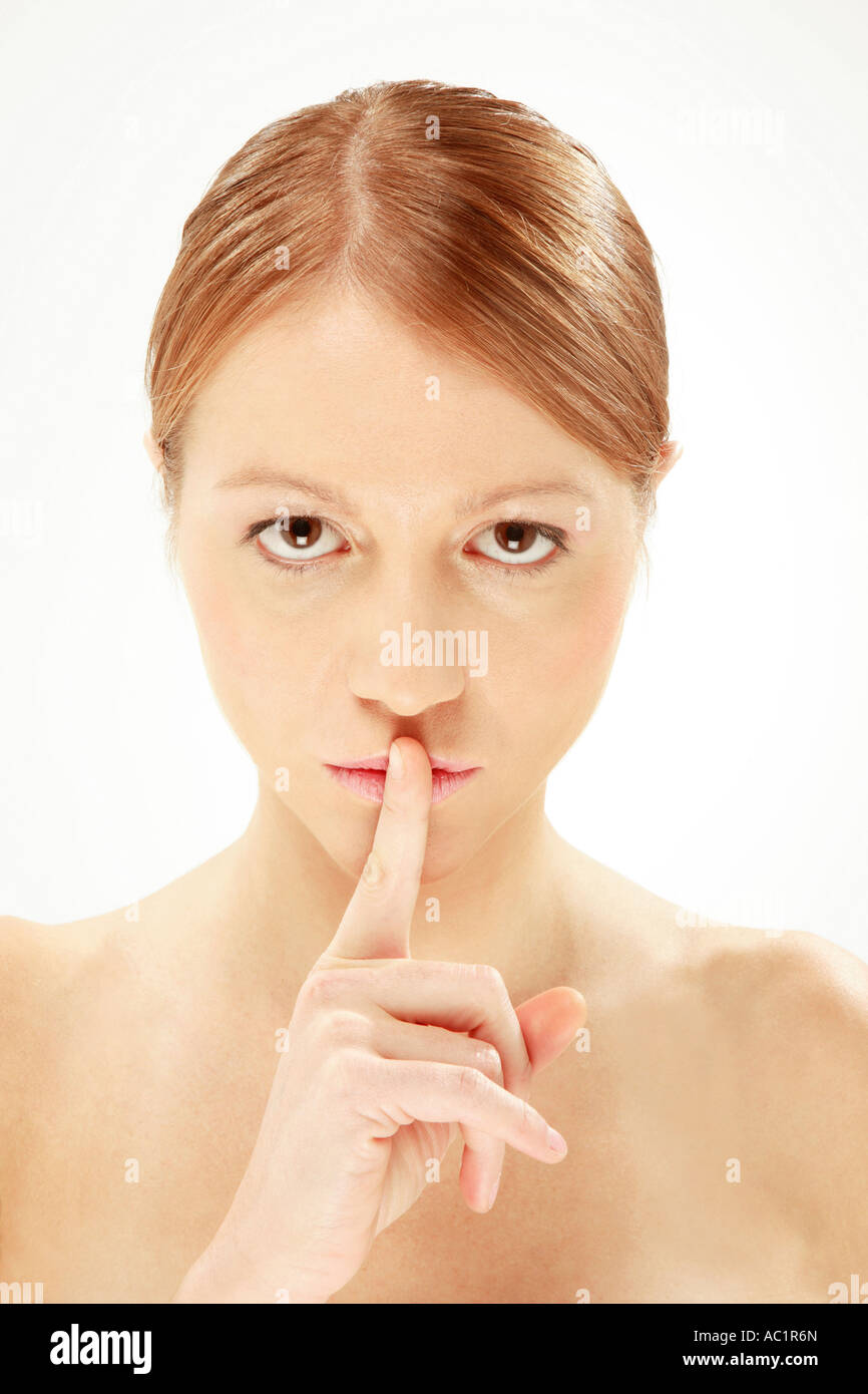 Trigger image woman blond hi-res stock photography and images - Alamy