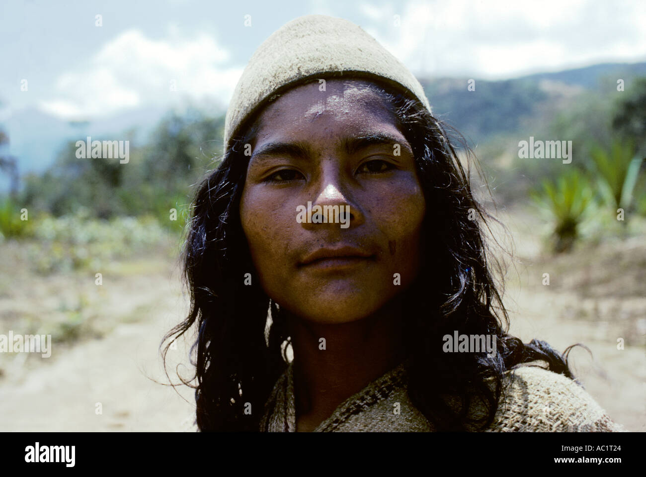Arhuacos male Sierra Nevada de Santa Marta Colombia South America Stock ...