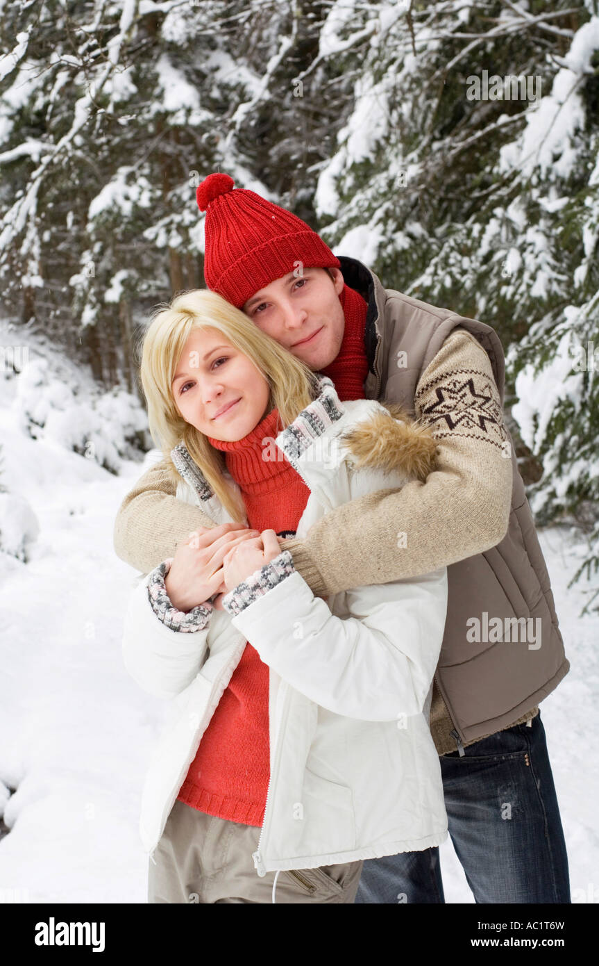 Young couple twosome 2 two people embracing hug hugging hi-res stock ...