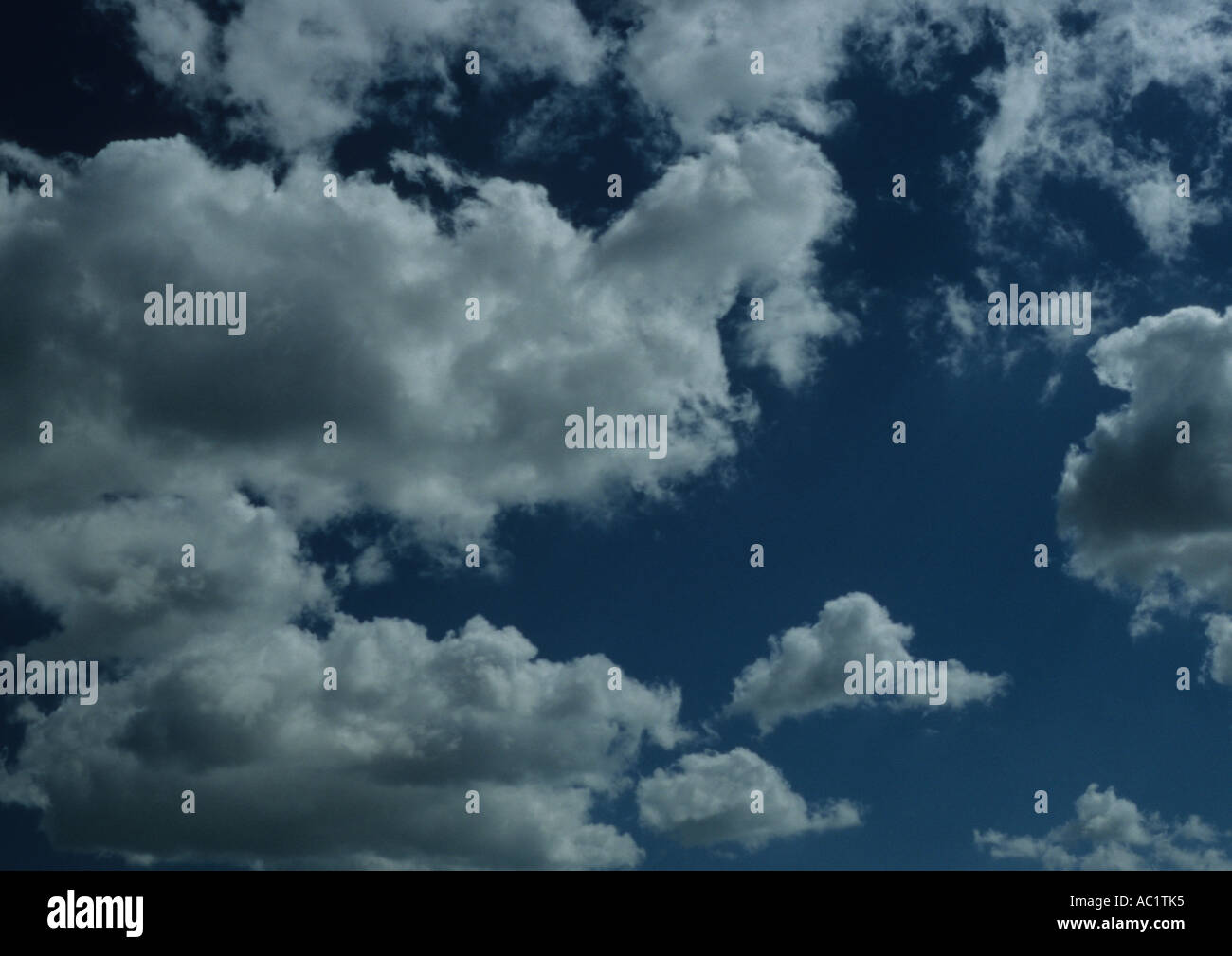 Blue Sky With Clouds Stock Photo - Alamy