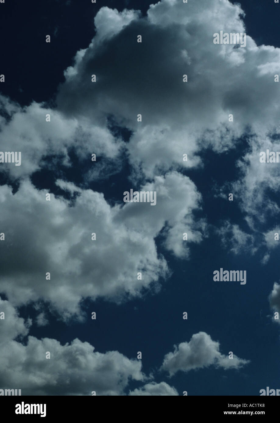 Blue Sky With Clouds Stock Photo - Alamy