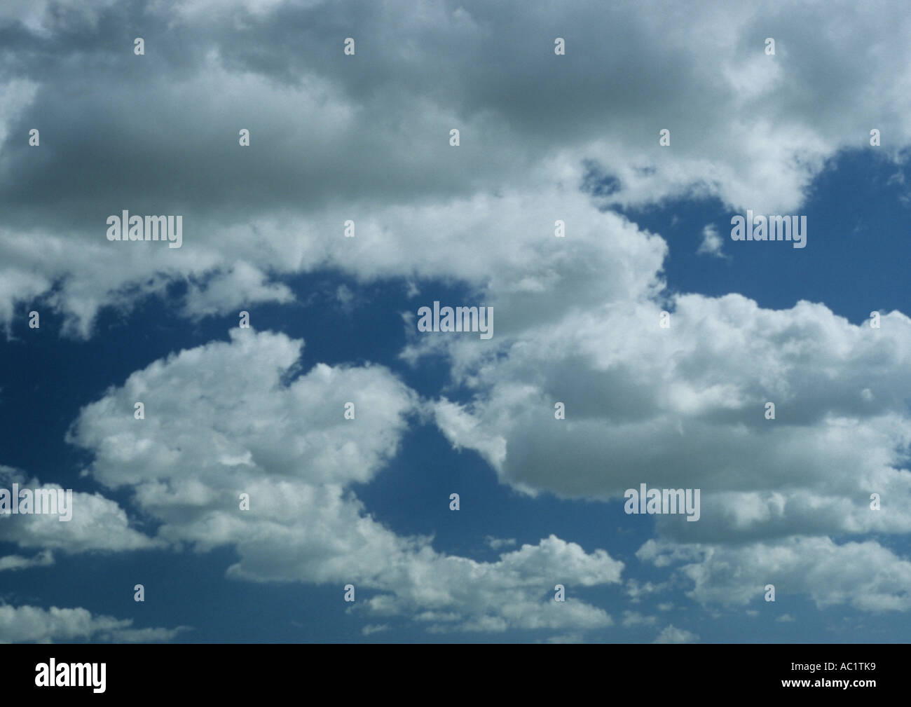 Blue Sky With Clouds Stock Photo - Alamy