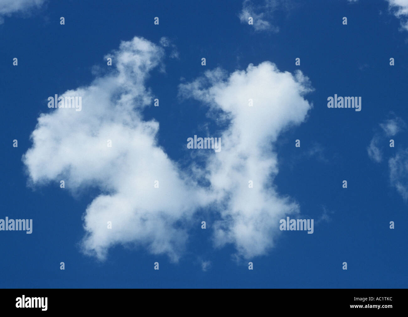 Blue Sky With Clouds Stock Photo - Alamy