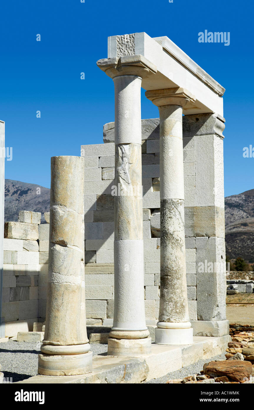Greece, Naxos, Demeter temple Stock Photo - Alamy