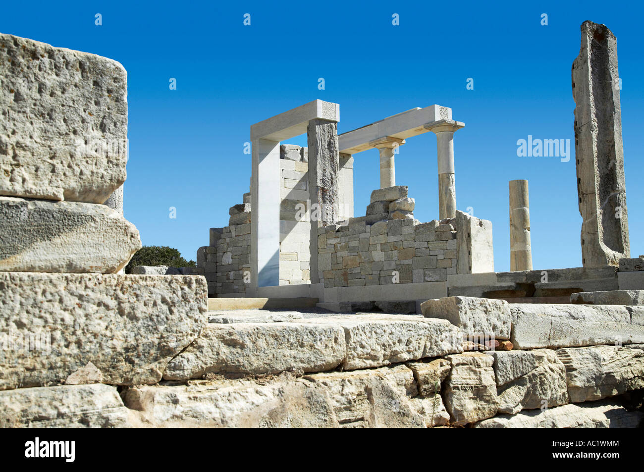 Greece, Naxos, Demeter temple Stock Photo - Alamy