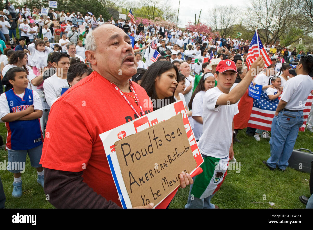 Immigrant rights protest usa hi-res stock photography and images - Alamy