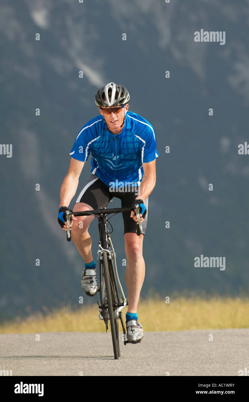 Close up shot male cyclist hi-res stock photography and images - Alamy