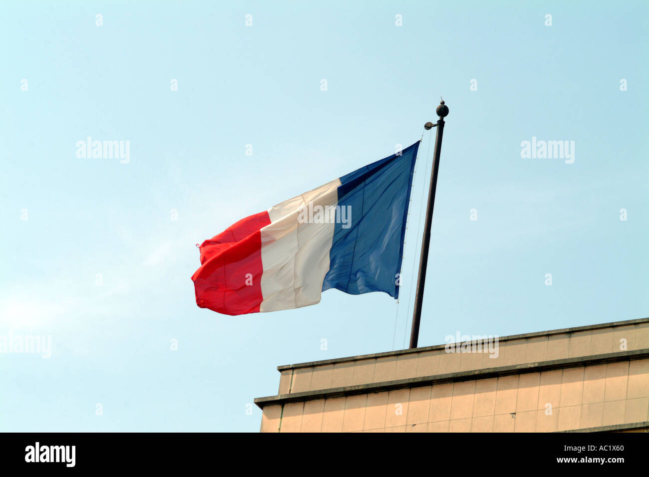 france french flag tricolore blue white red Stock Photo - Alamy