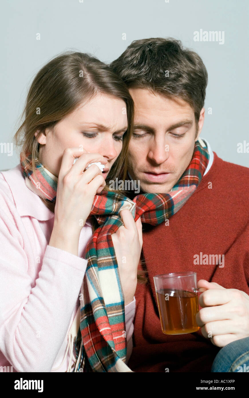 Portrait of a mid adult man shivering hi-res stock photography and ...