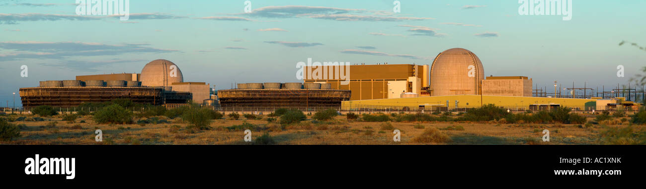 The Palo Verde Nuclear Reactor in Wintersburg, Arizona - shot at sunset ...