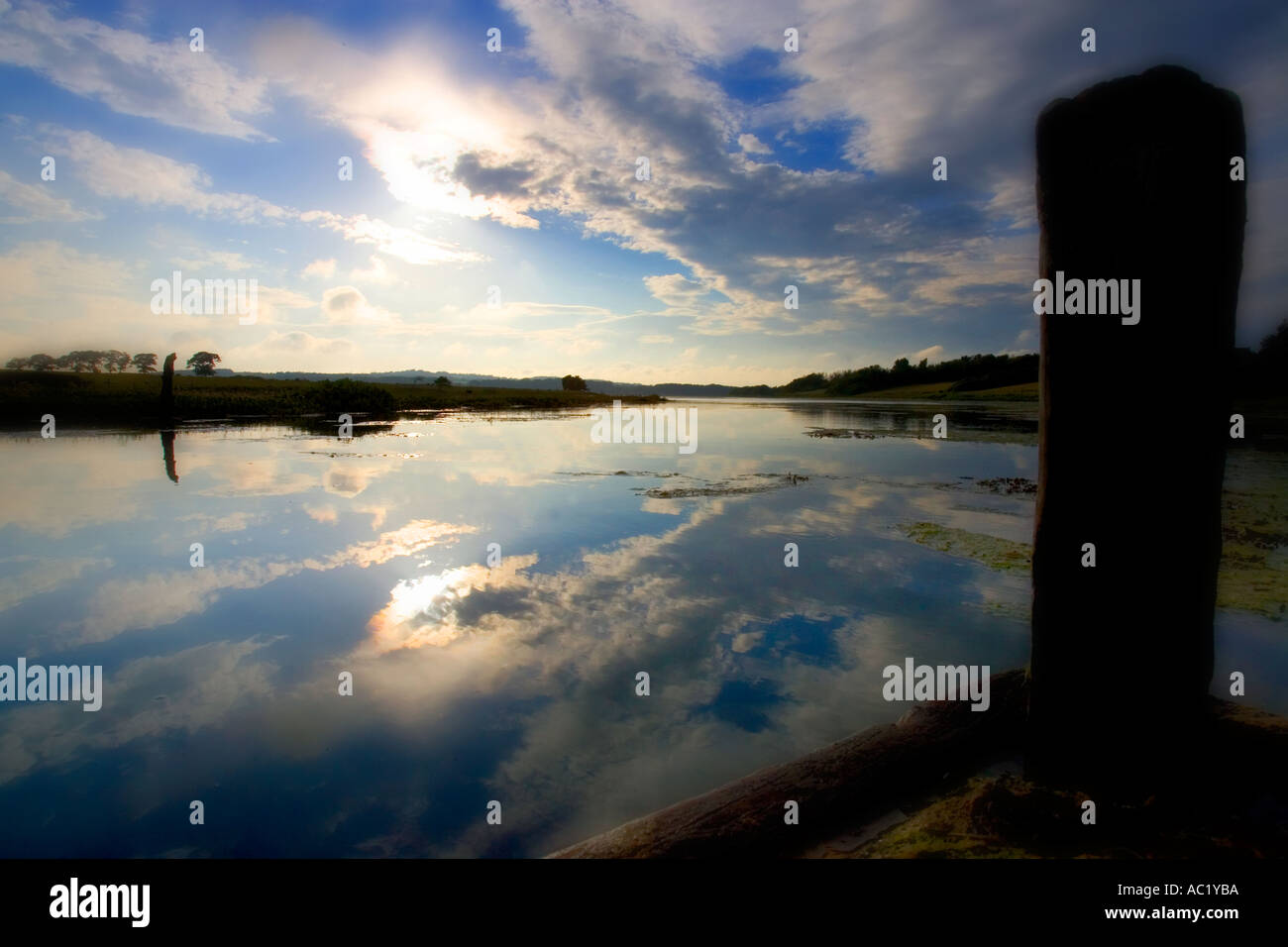 Newtown Estuary Isle of Wight England UK Stock Photo - Alamy