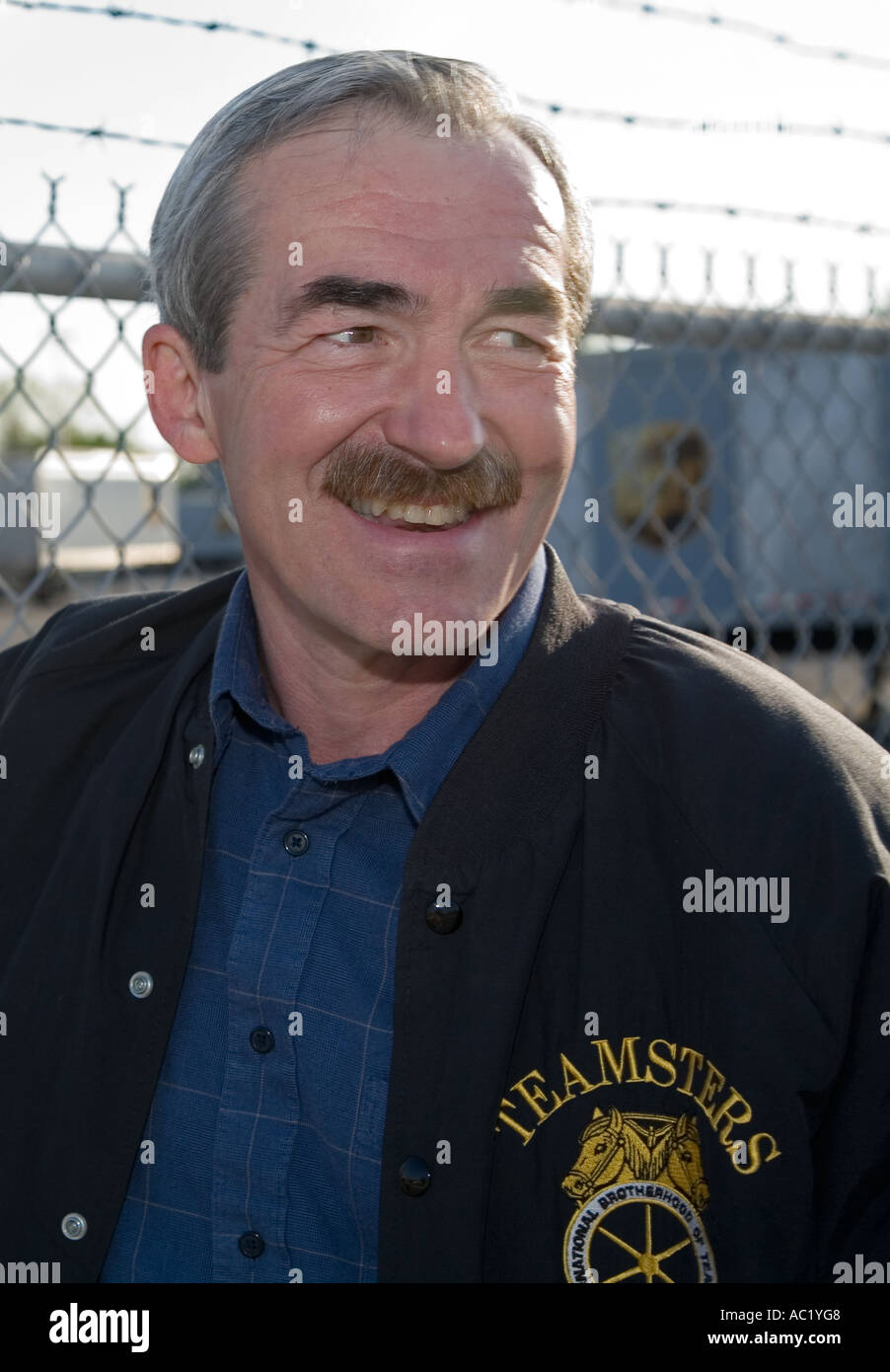 Reformer Tom Leedham Campaigns for Teamster President Stock Photo - Alamy