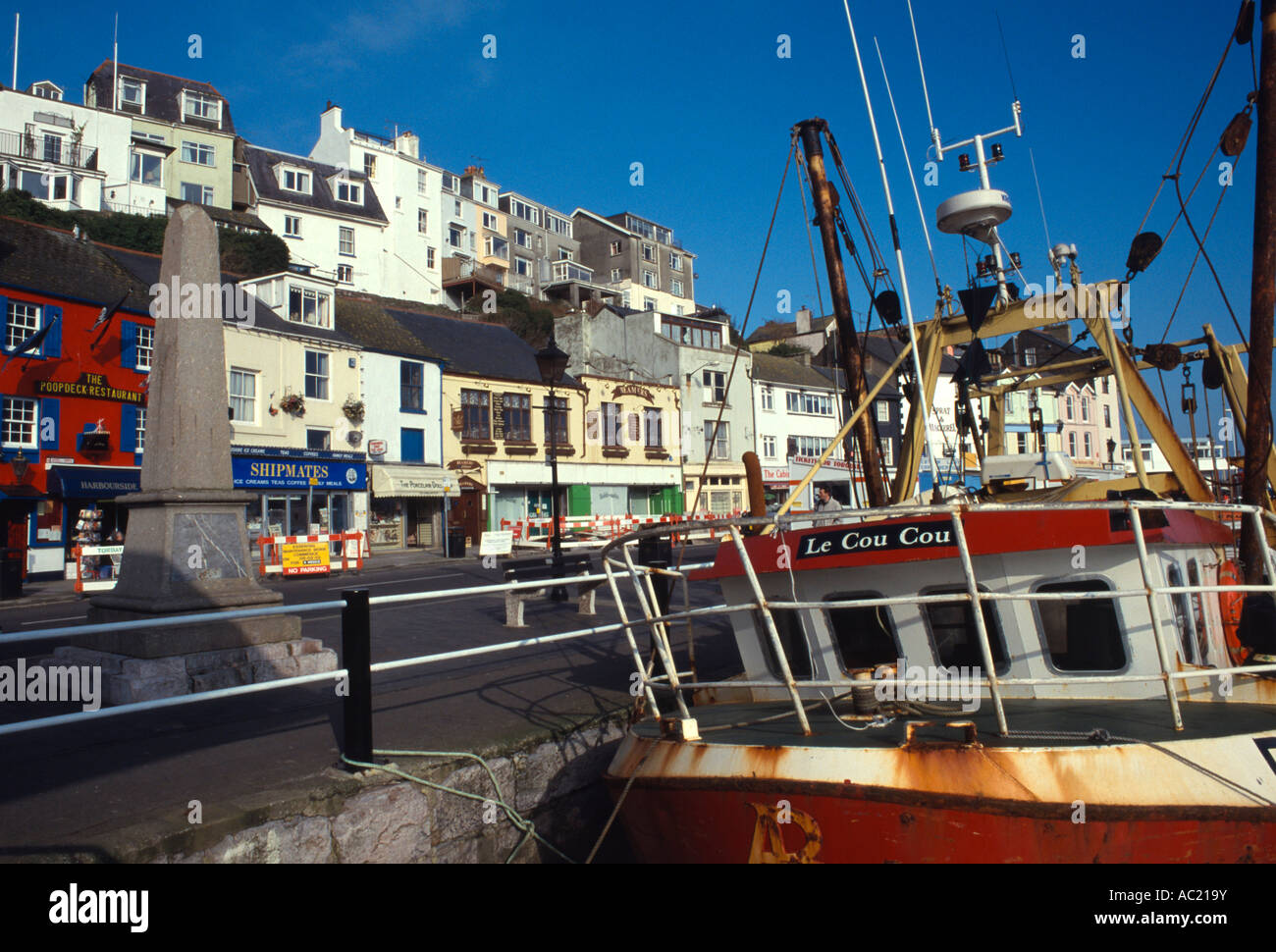 Brixham town centre hi-res stock photography and images - Alamy