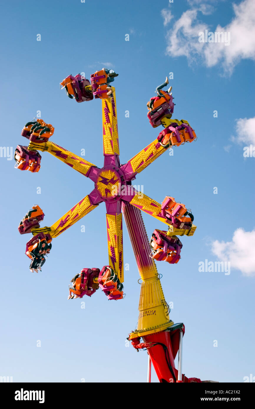 Tall rotating scary fairground ride hi-res stock photography and images ...