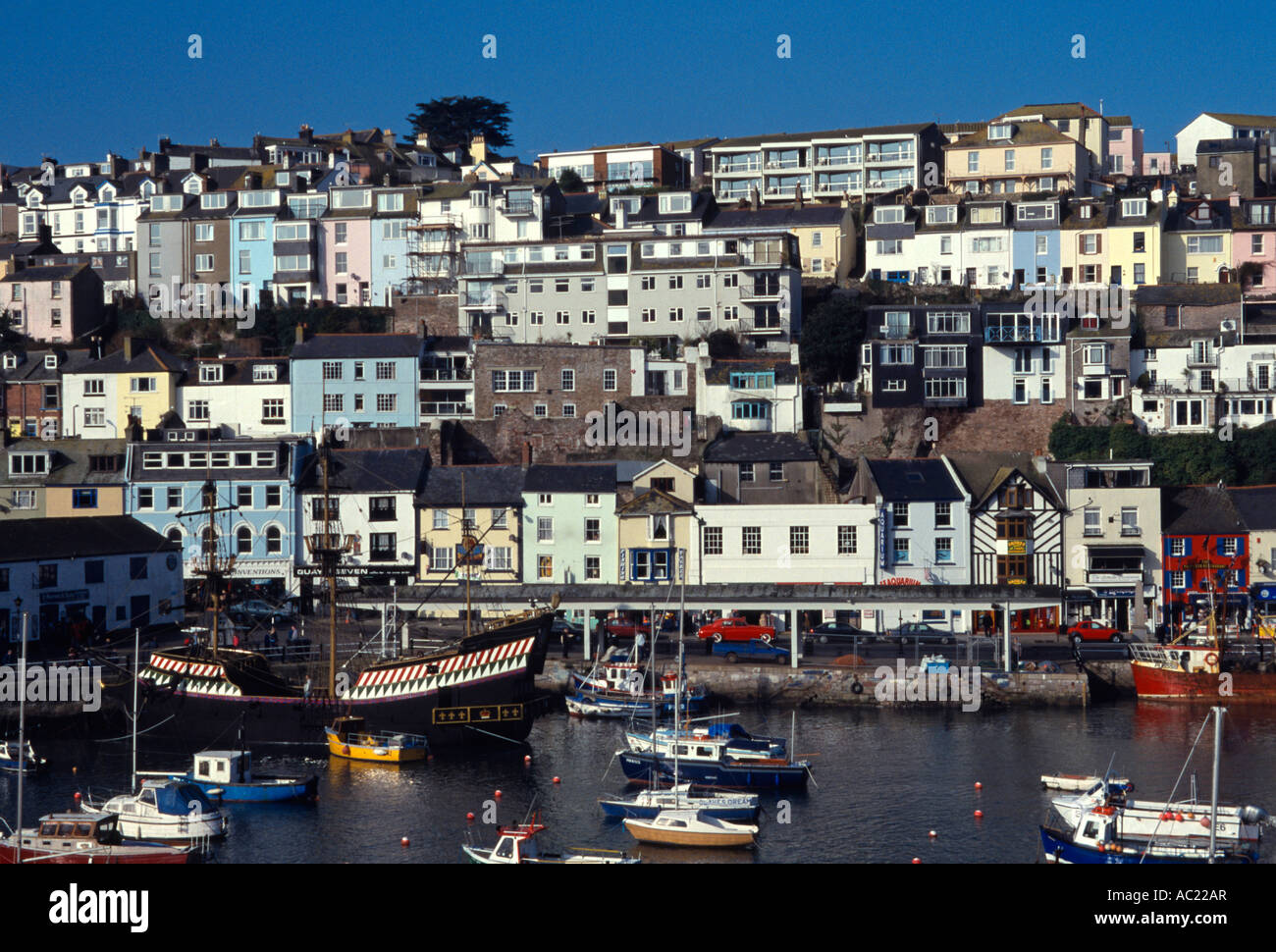 Brixham town centre hi-res stock photography and images - Alamy