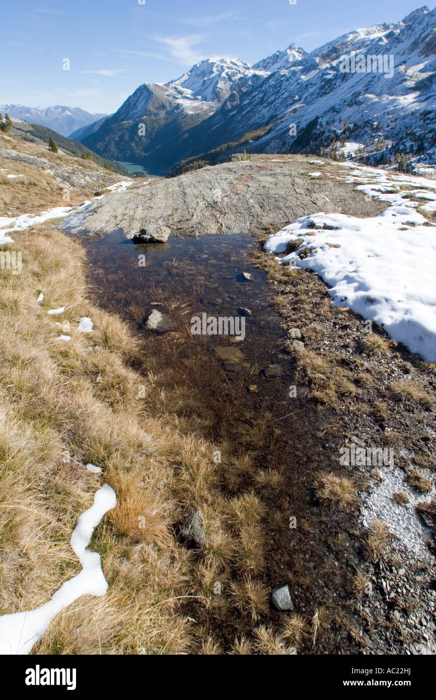 Ice and snow, Martell Valley, Alto Adige, Italy Stock Photo - Alamy