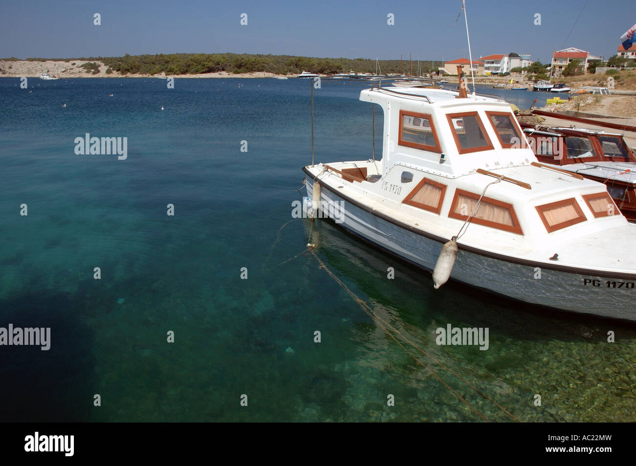 Simuni Pag Island Dalmatia Croatia former ex Yugoslavia Pago Dalmacija ...