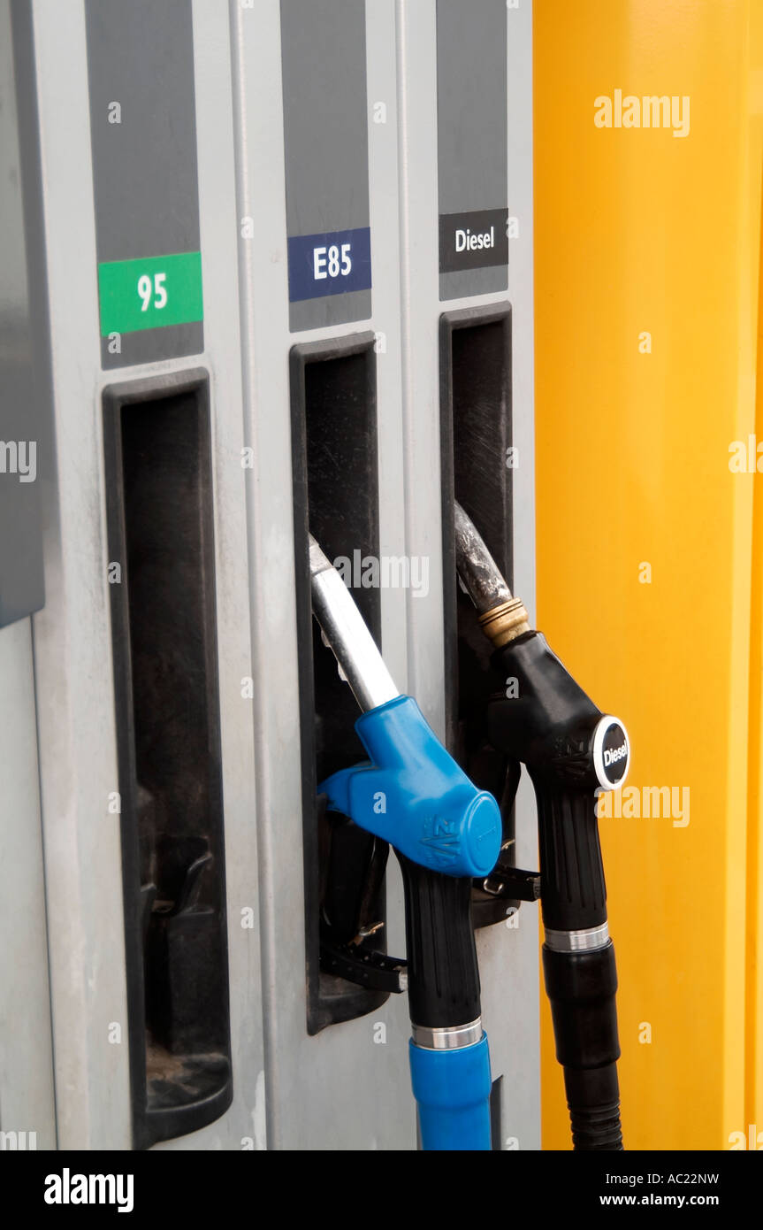 E85 ethanol pump at gas station hi-res stock photography and images - Alamy