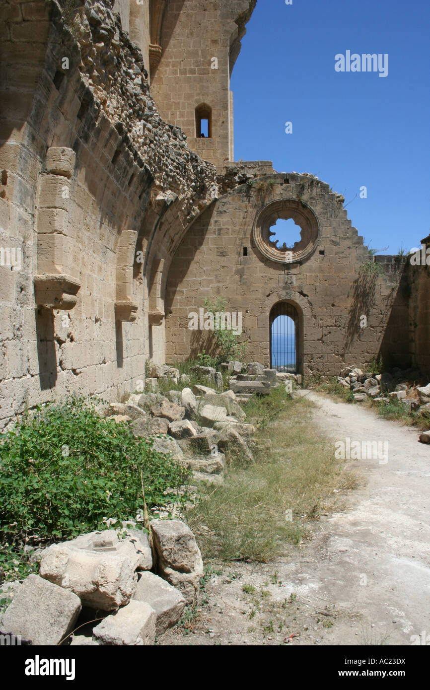 Bellapais abbey Dormitory Stock Photo - Alamy