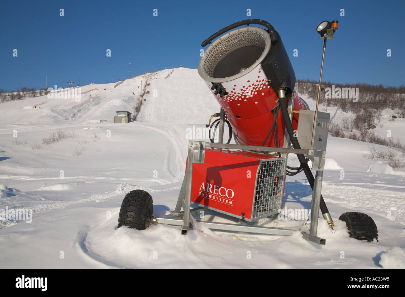 Snow making machines hi-res stock photography and images - Alamy