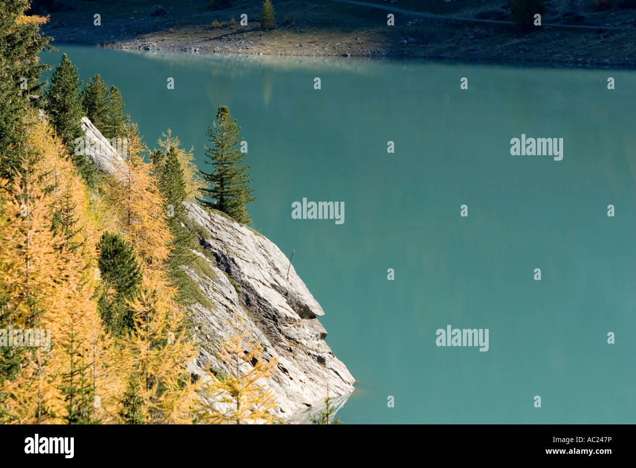 Gioveretto lake, Martell valley, Alto Adige, Italy Stock Photo - Alamy