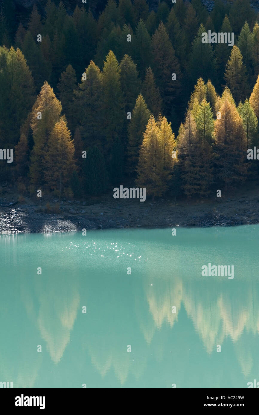 Gioveretto lake, Martell valley, Alto Adige, Italy Stock Photo - Alamy