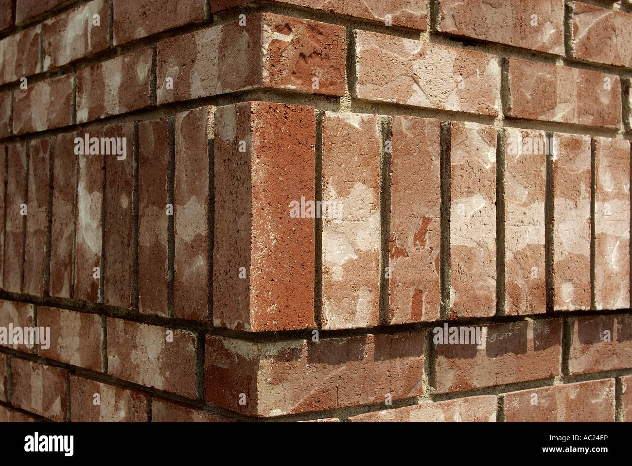 Wall of bricks with soldier row Stock Photo - Alamy