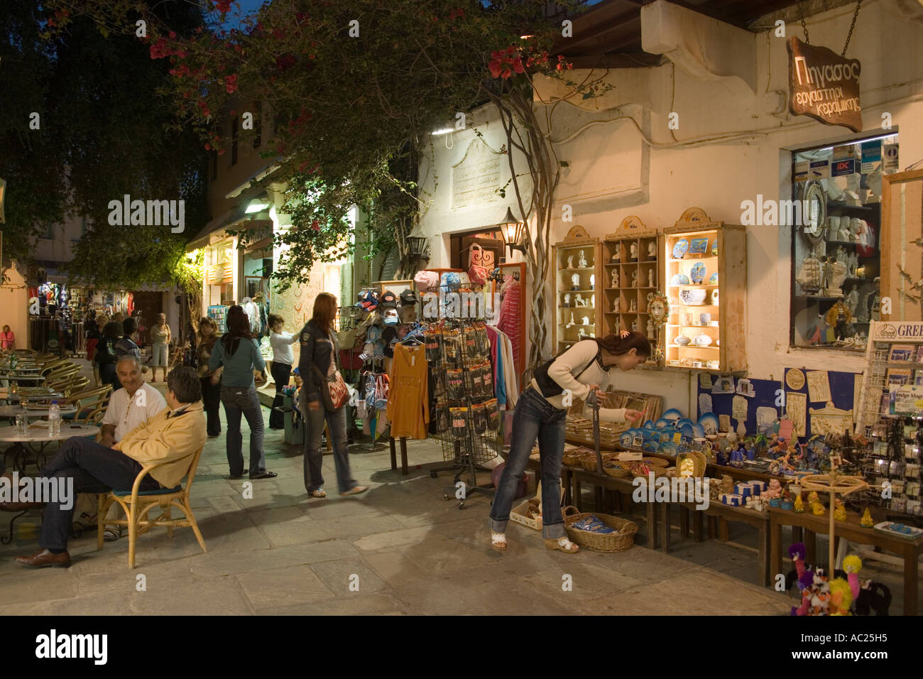 Kos town greece shops hi-res stock photography and images - Alamy