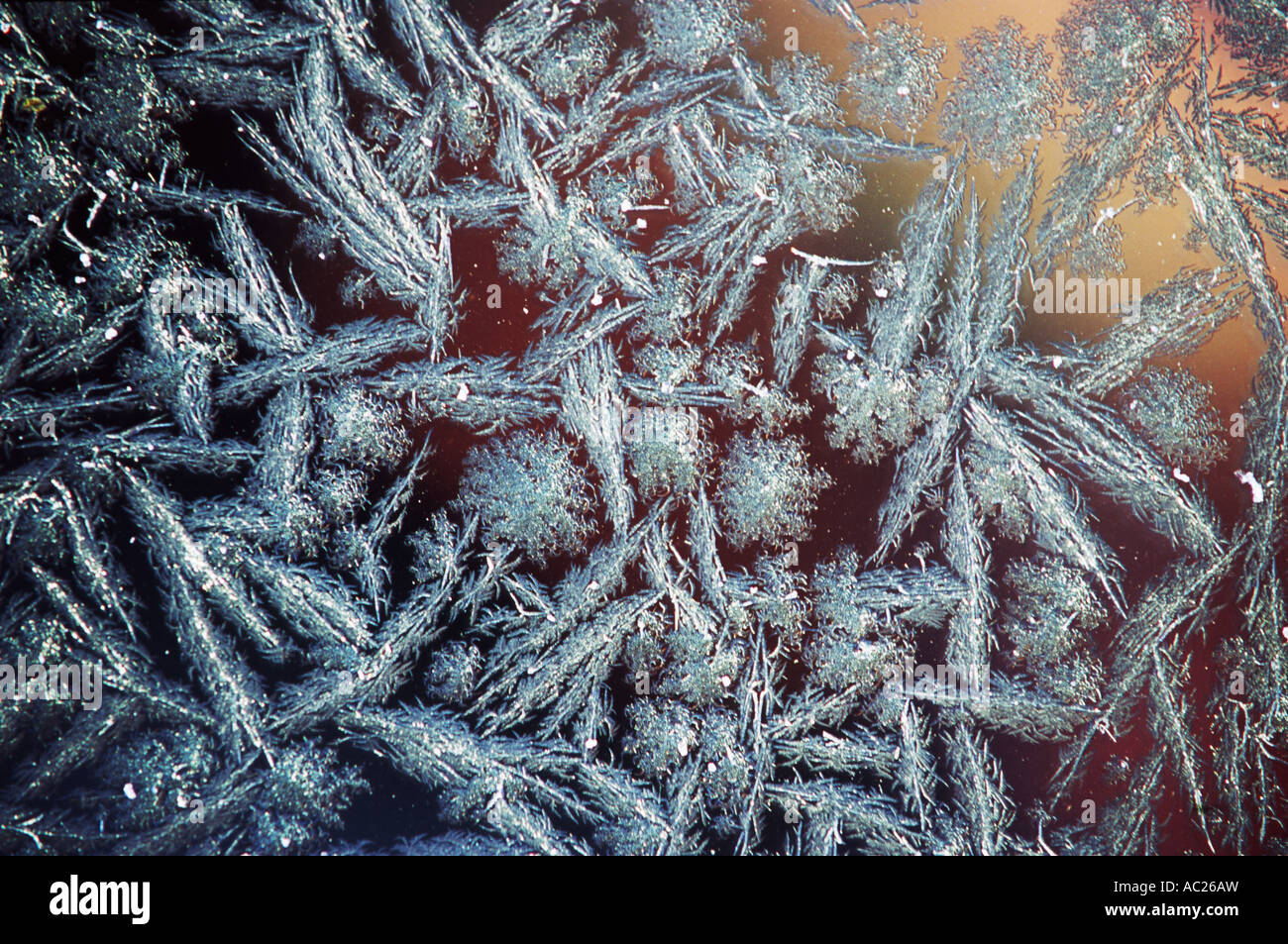 Ice crack formations Stock Photo - Alamy