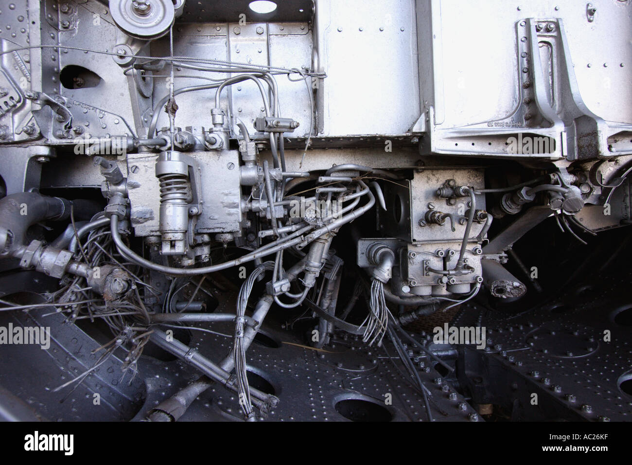 WIRING FROM HALF A FUSELAGE WWII FIGHTER PLANE HORIZONTAL BAPDB8027 ...