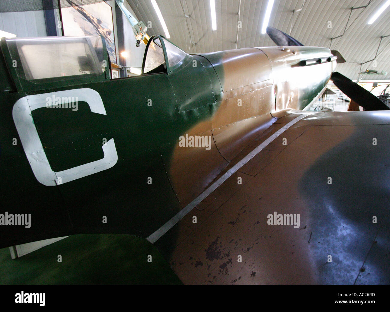 SUPERMARINE SPITFIRE REPLICA MK 1 MK11 IN AIR MUSEUM HORIZONTAL ...