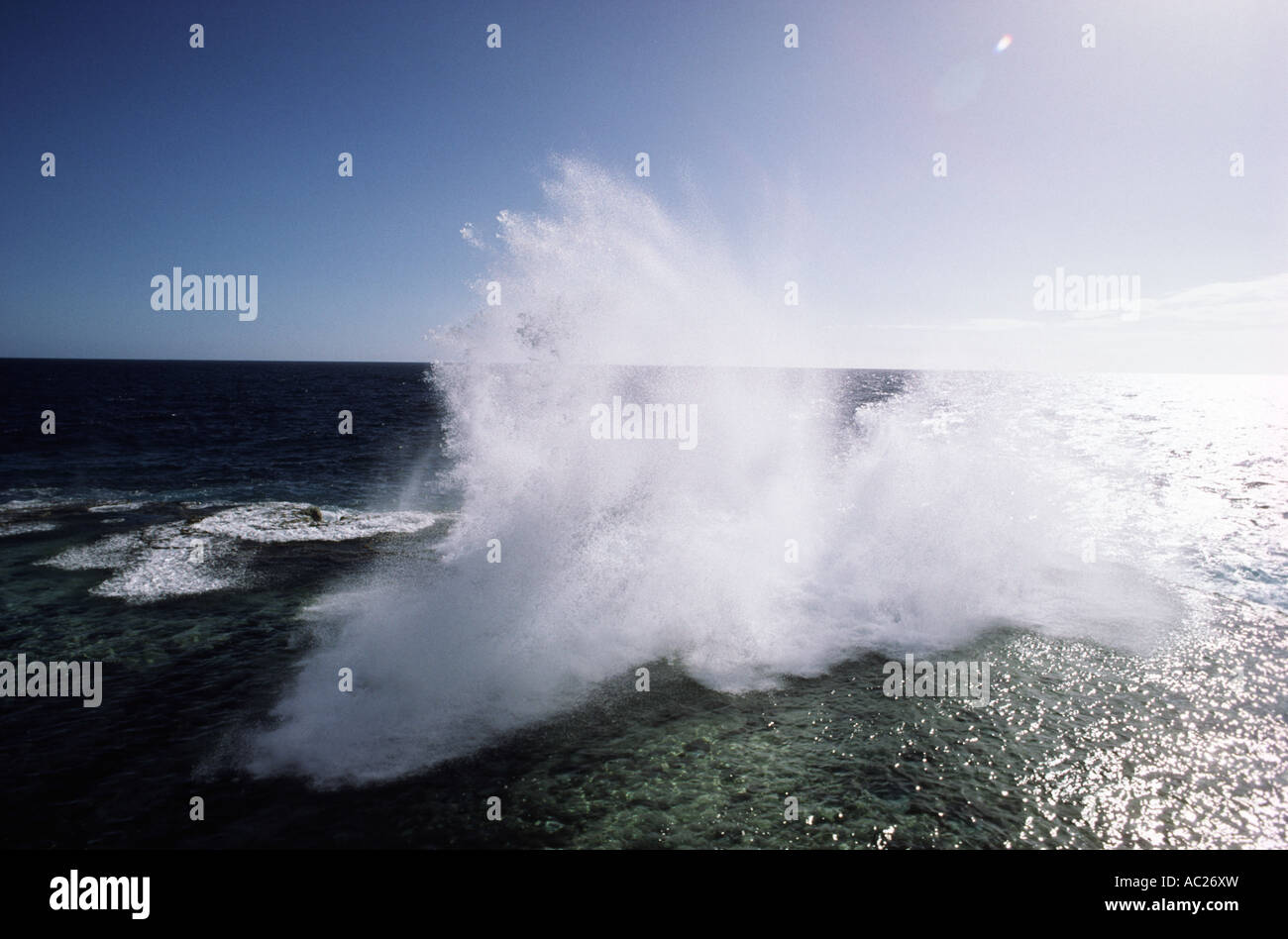 Water splash in ocean Stock Photo - Alamy