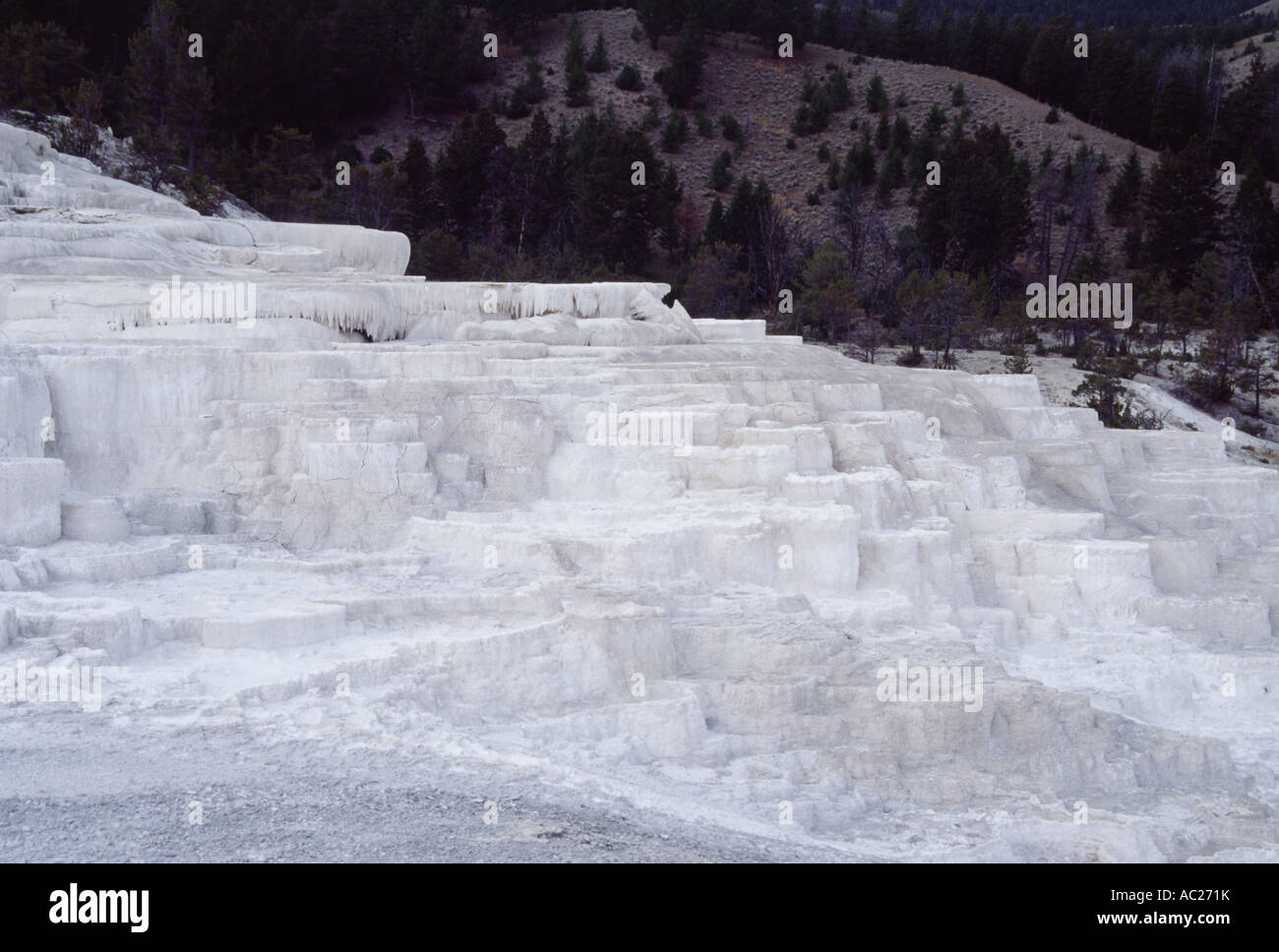 Natural ice steps Stock Photo - Alamy