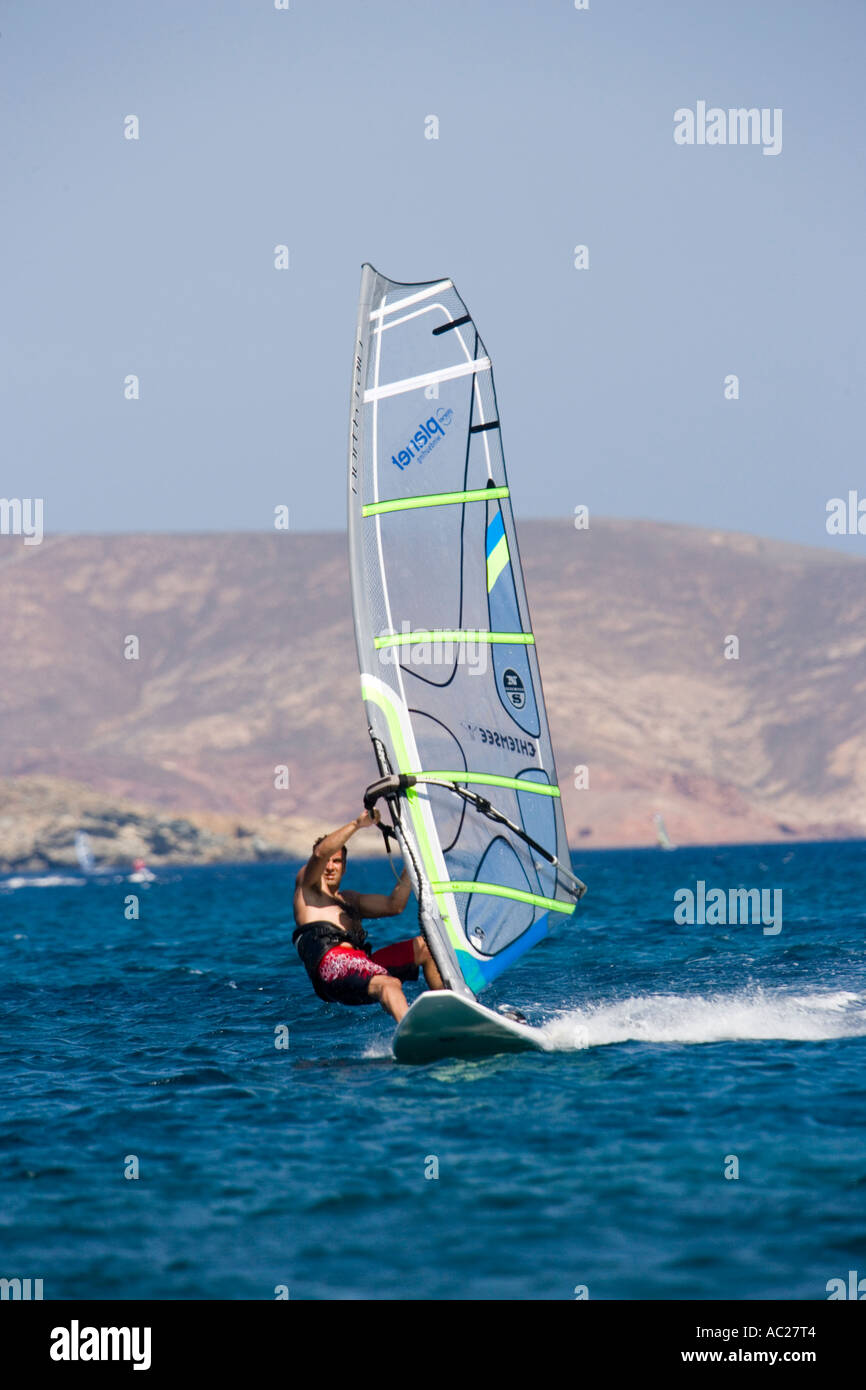 Windsurfen griechenland hi-res stock photography and images - Alamy