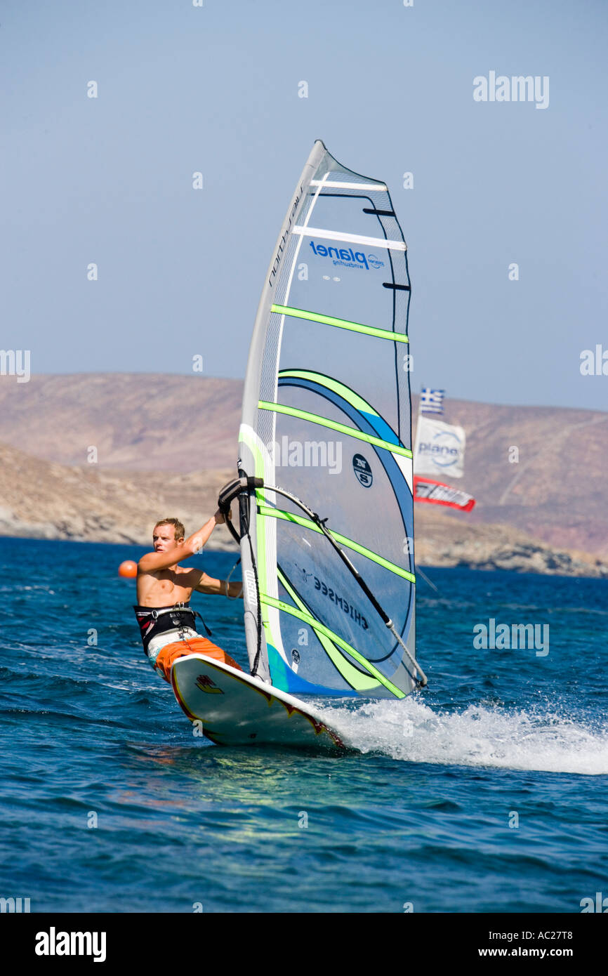 Windsurfen griechenland hi-res stock photography and images - Alamy