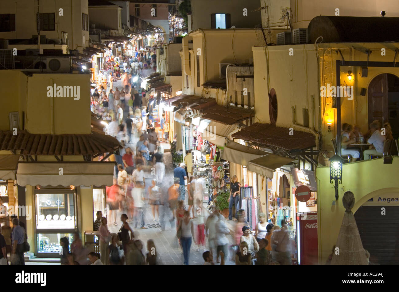 Rhodes town bars hi-res stock photography and images - Alamy