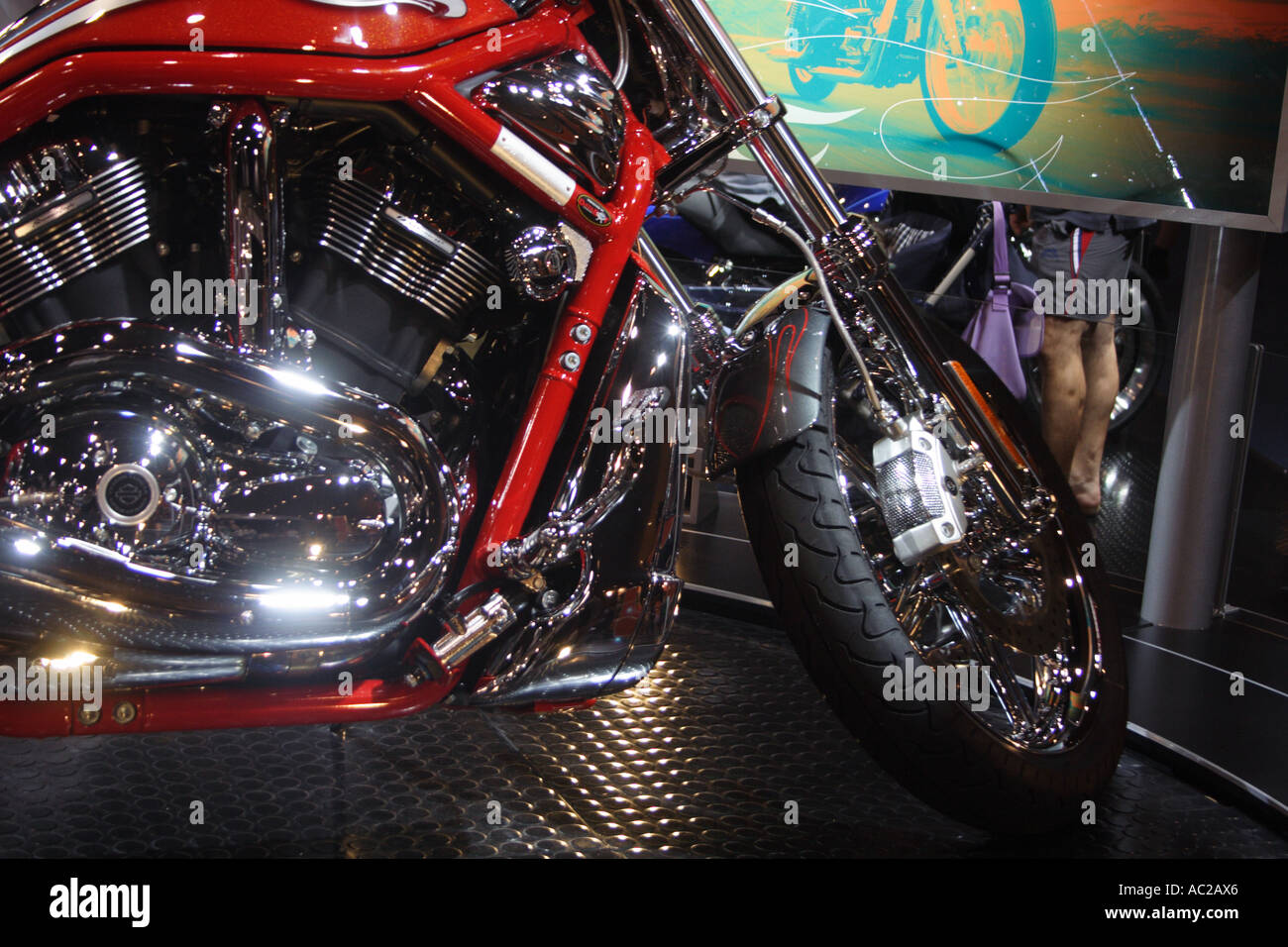 Harley davidson motorcycle with porsche engine hi-res stock photography ...