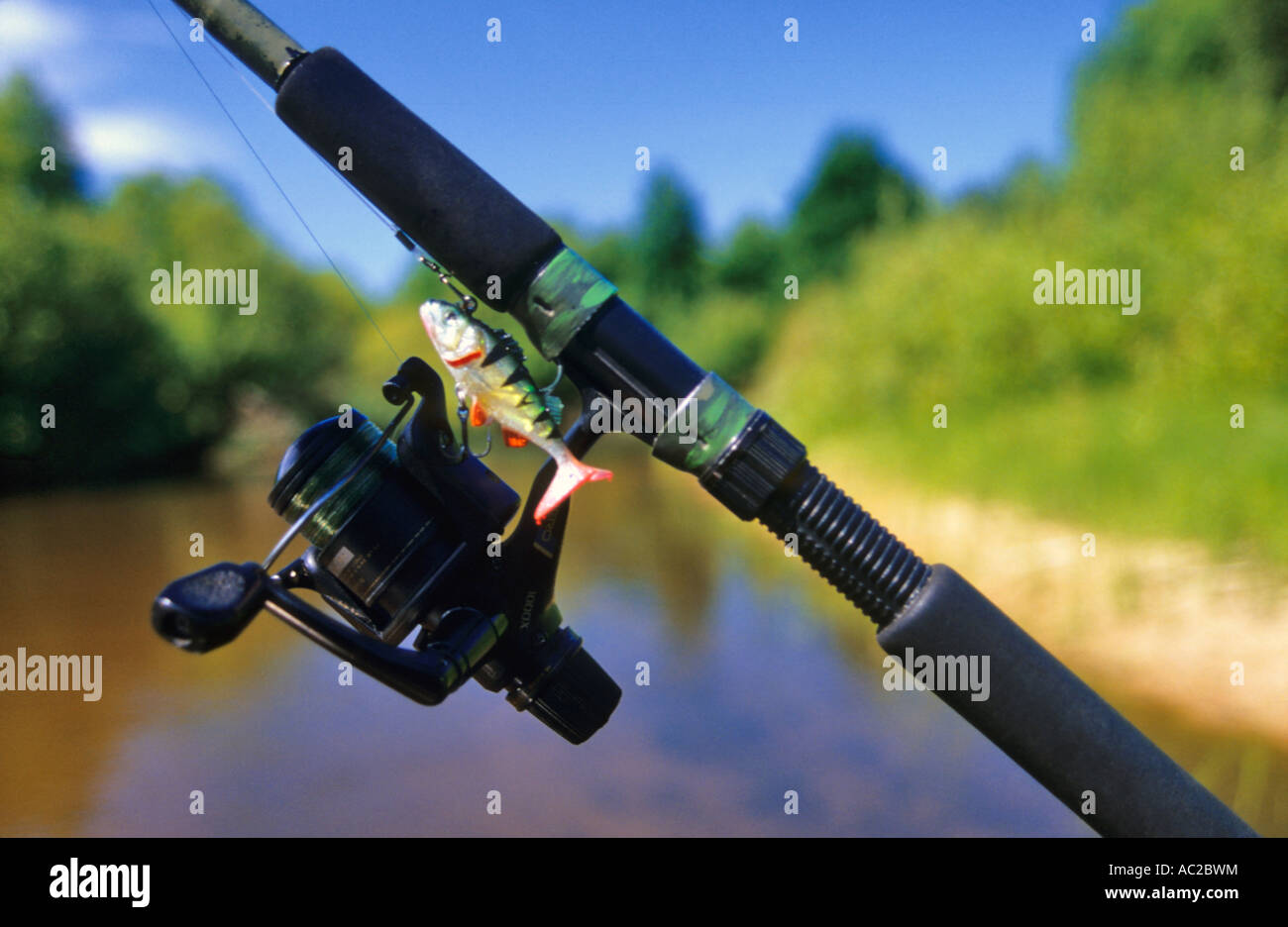 Fishing rod storm bait hi-res stock photography and images - Alamy
