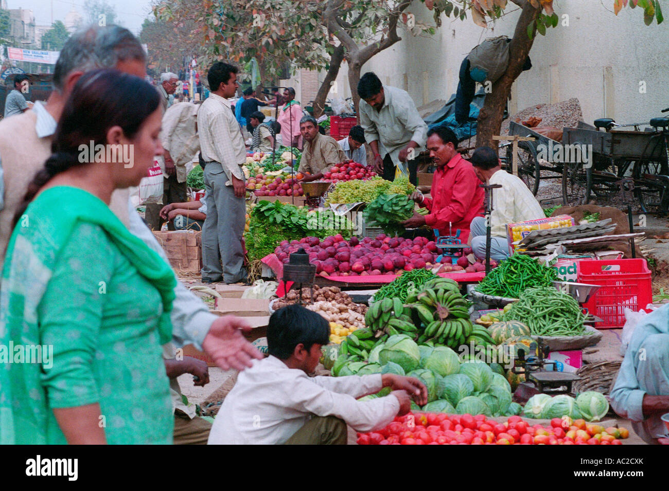 A street market in Delhi, India Stock Photo - Alamy