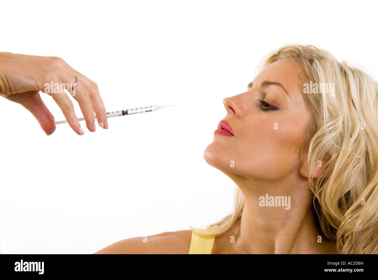 fear of injections Stock Photo - Alamy