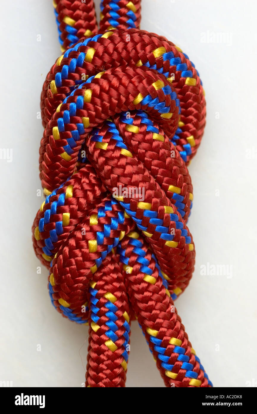 Figure of eight climbing knot Stock Photo - Alamy